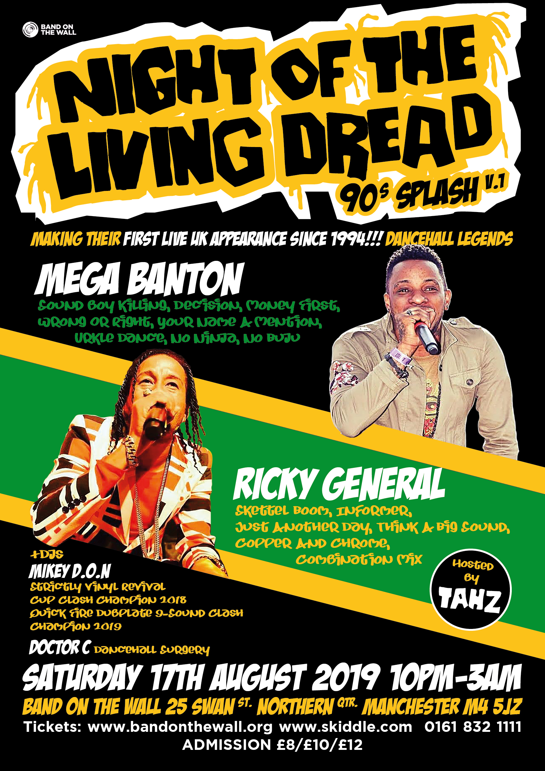 Night of the Living Dread 90s Splash Ft. Mega Banton & Ricky General ...